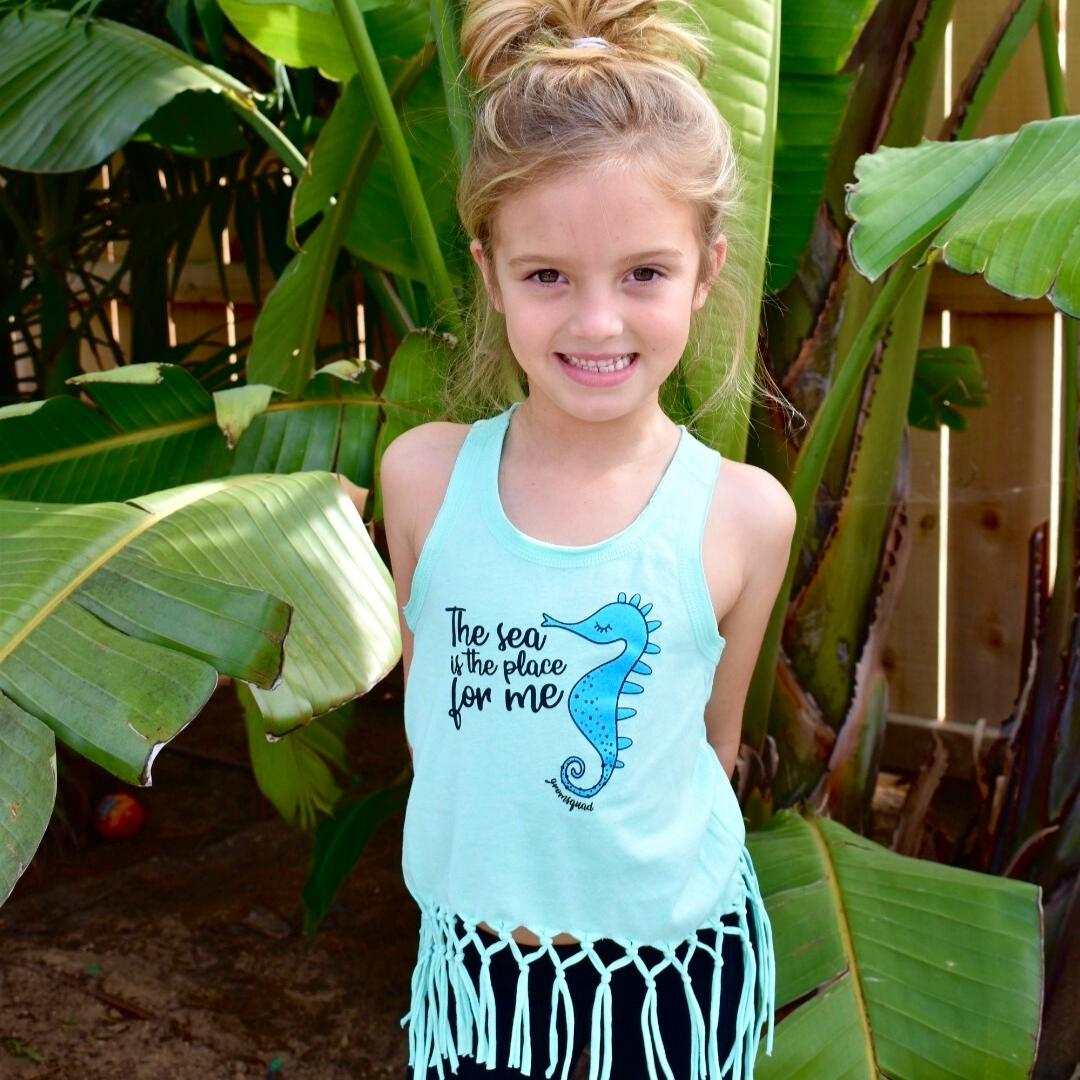 Seahorse Macrame Tank – gromsquadusa